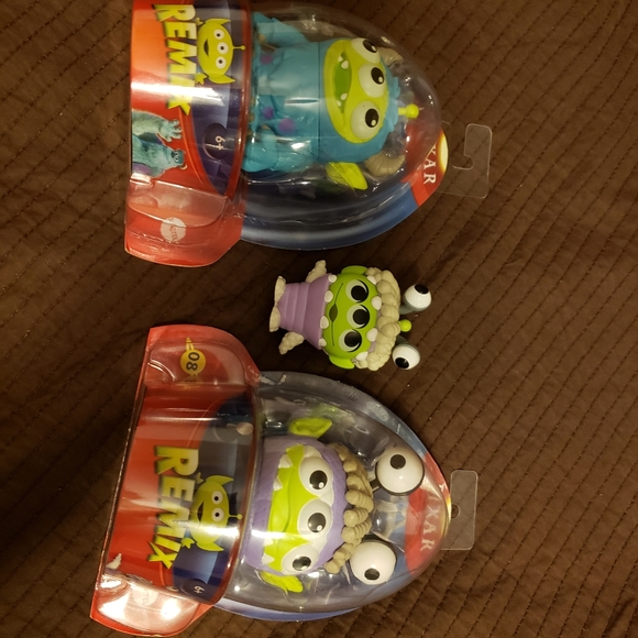 Disney | Toys | Disney Pixar Alien Remix 3pc Monsters Inc | Poshmark